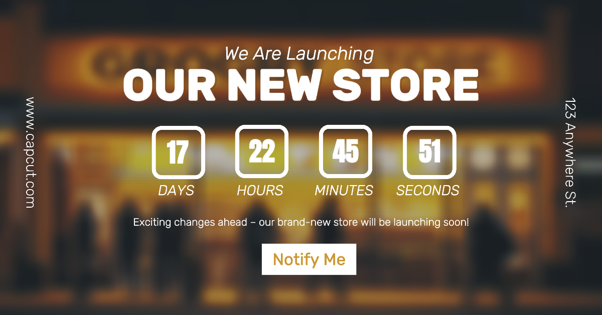 Facebook Ads Banner New Store Coming Soon - Pippit