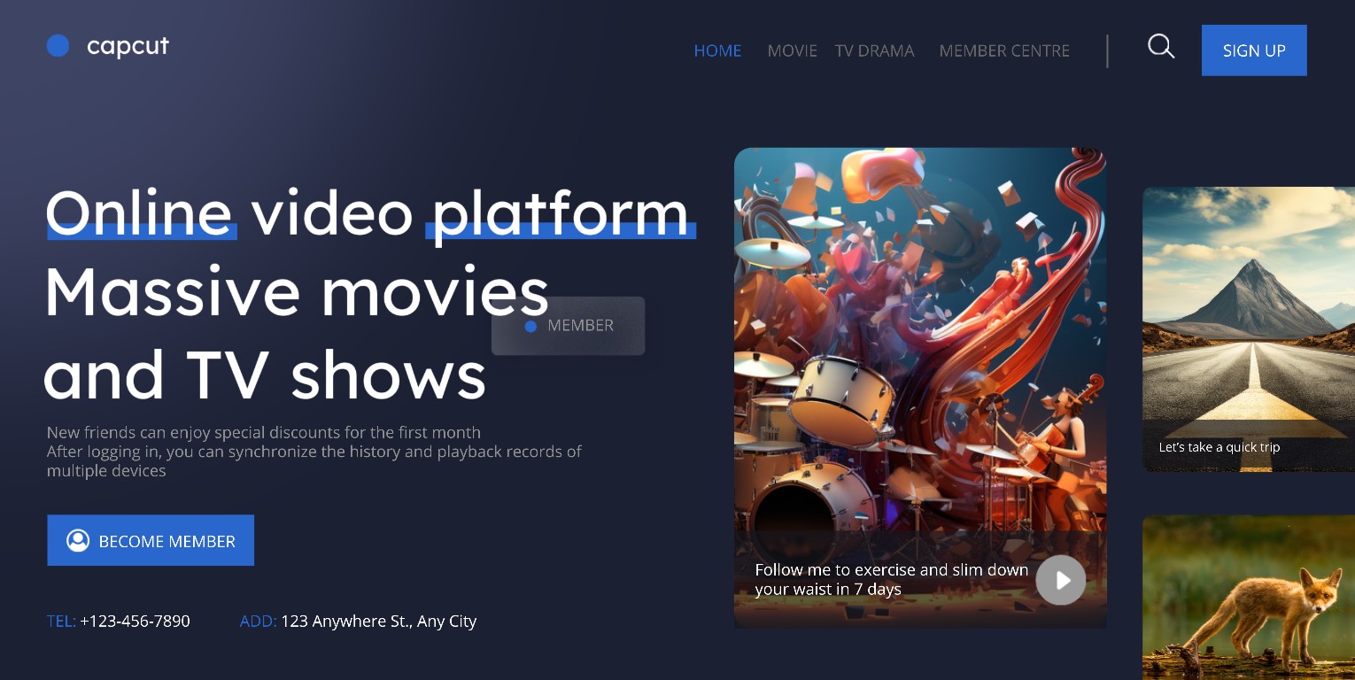 Courte vidéo des nouvelles télévisées - Pippit