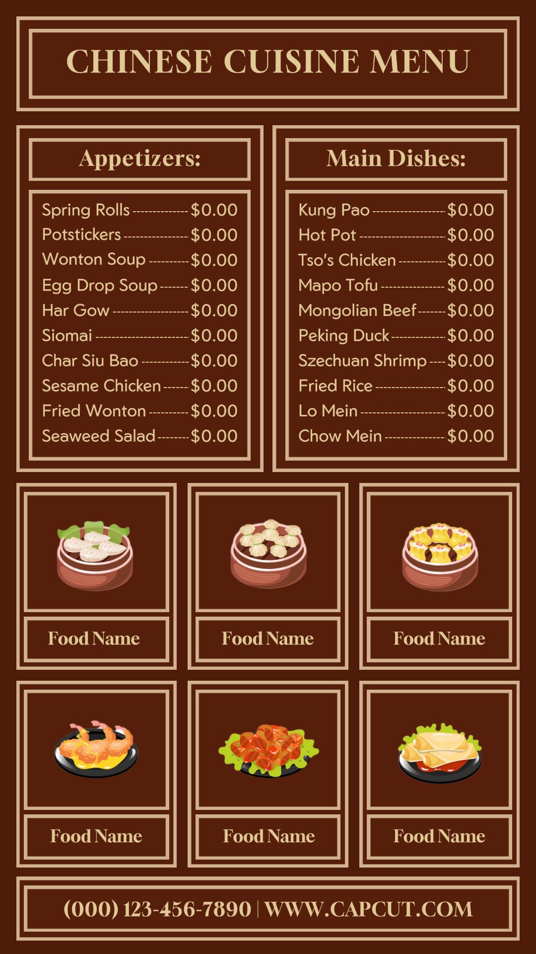 chinese cuisine menu instagram story - Pippit